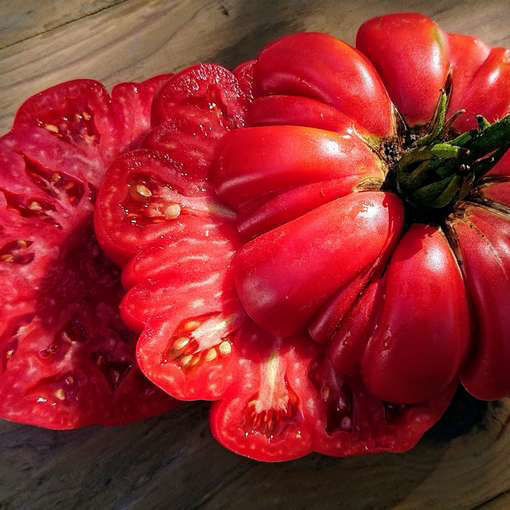 American Ribbed Black Beefsteak Tomato-Meraki Seeds